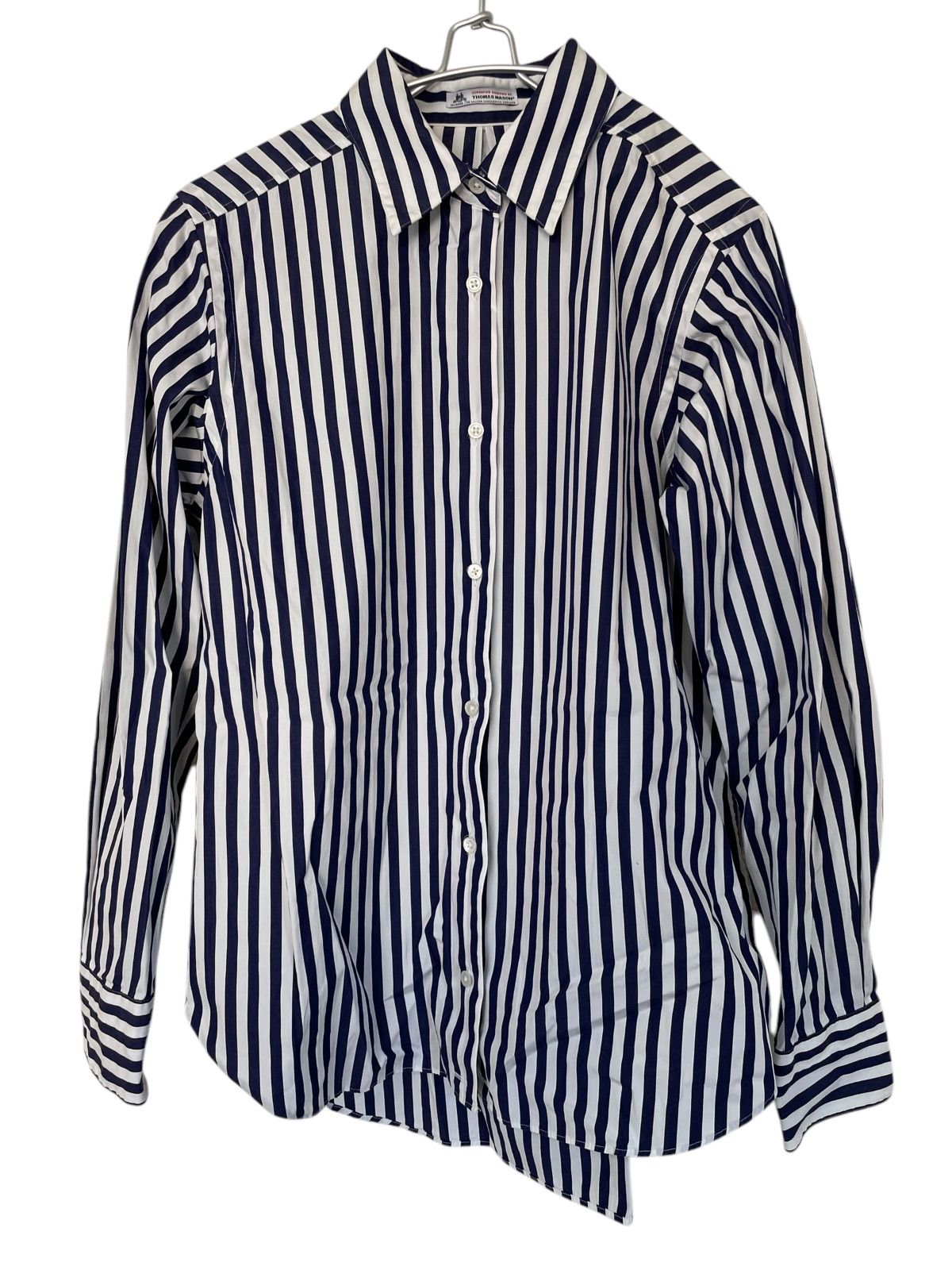 z1278【美品】FRAMeWORK THOMAS MASON ストライプ シャツ ネイビー/ホワイト Fサイズ - メルカリ