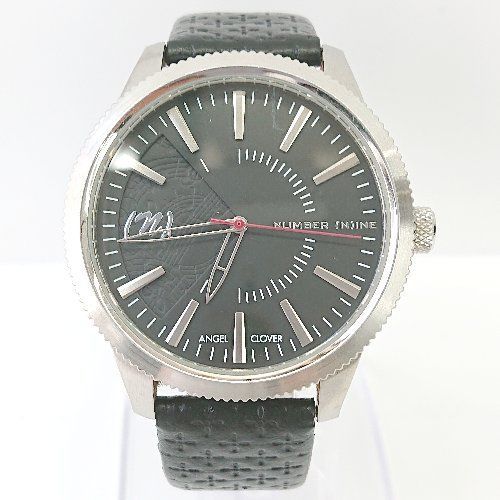 ANGEL CLOVER エンジェルクローバー NUMBER NINE ナンバーナイン シンプル 腕時計 ブラック メンズ E - メルカリ