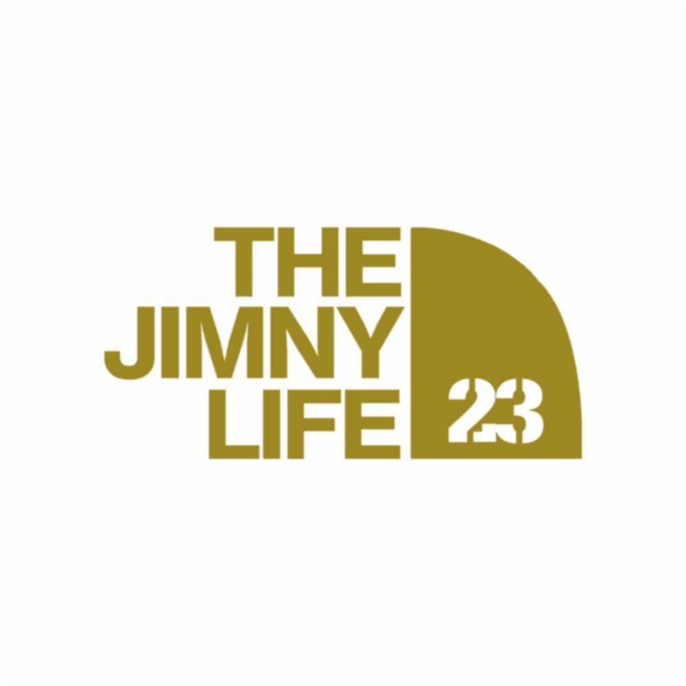 ゴールド ） ジムニー ステッカー THE JIMNY LIFE 23 jb23 JB23 jimny じむにー 切り文字 カッティングステッカー 防水 耐水 シール おしゃれ シンプル 車 ...