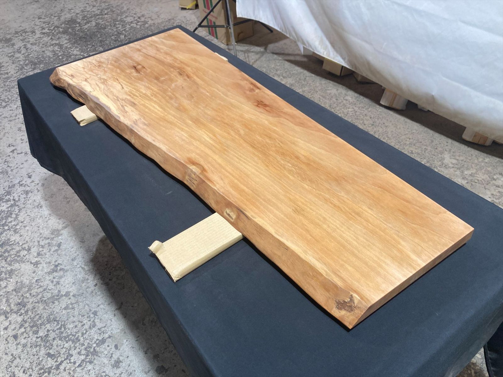 シカモア9013 一枚板無垢 乾燥材 1140x450-280x28mm シカモア9013 一枚板無垢 乾燥材 1140x450-280x28mm