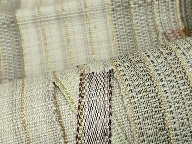 平和屋着物○八寸名古屋帯 間道 金糸 正絹 逸品 DAAT0196ob - メルカリ