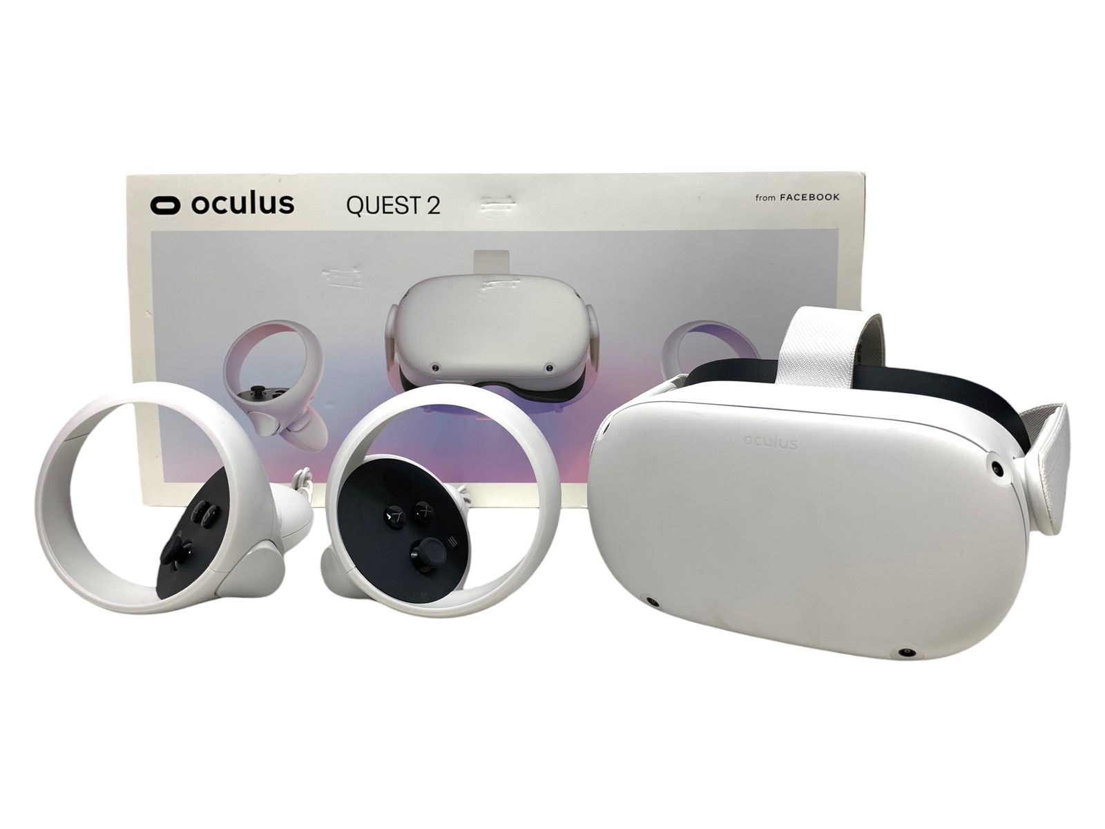 Oculus (オキュラス) Quest 2 オキュラスクエスト2 ワイヤレス オールインワン VRヘッドセット 128GB 電源ケーブル無し ...
