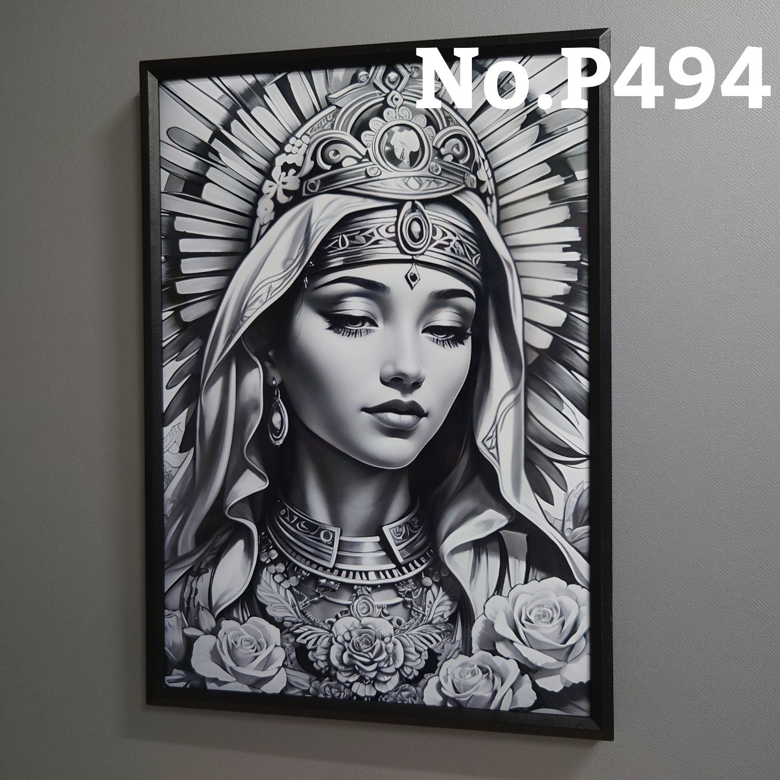 No.P494 A4 マリア様 聖母マリア ローライダー ポスター 写真 アート ヒップホップ インテリア 額 壁 coco - メルカリ