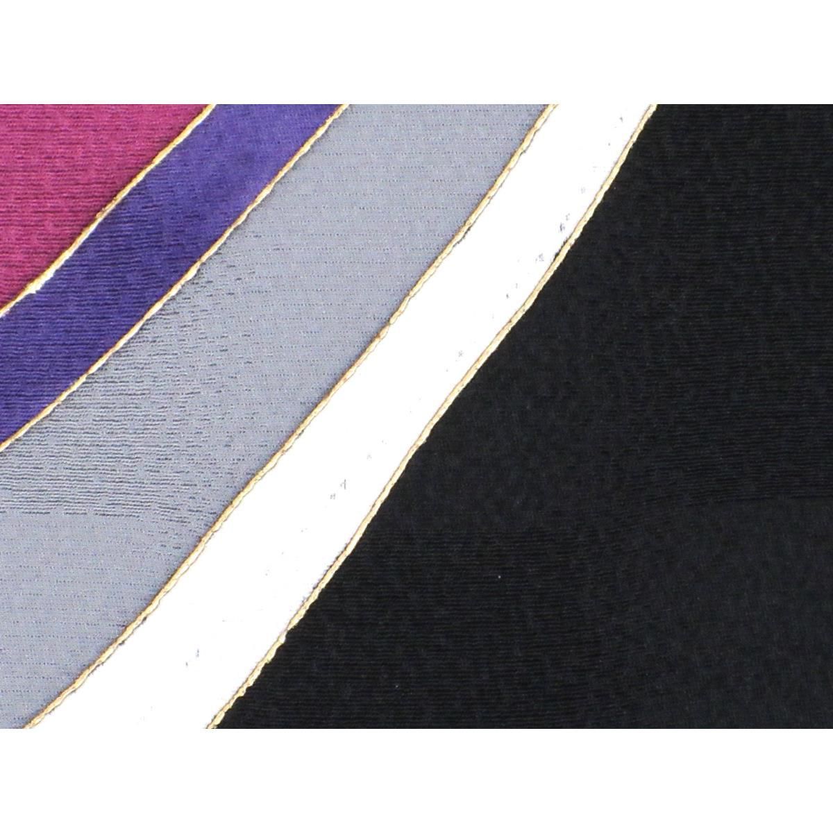 平和屋着物●世界的友禅作家 千地泰弘 振袖・長襦袢(無双仕立て)セット 草花文 草木シルエット 金彩 半衿刺繍 正絹 逸品 AABD6387cs 振袖 千地泰弘 平和屋着物○世界的友禅作家 千地泰弘 振袖・