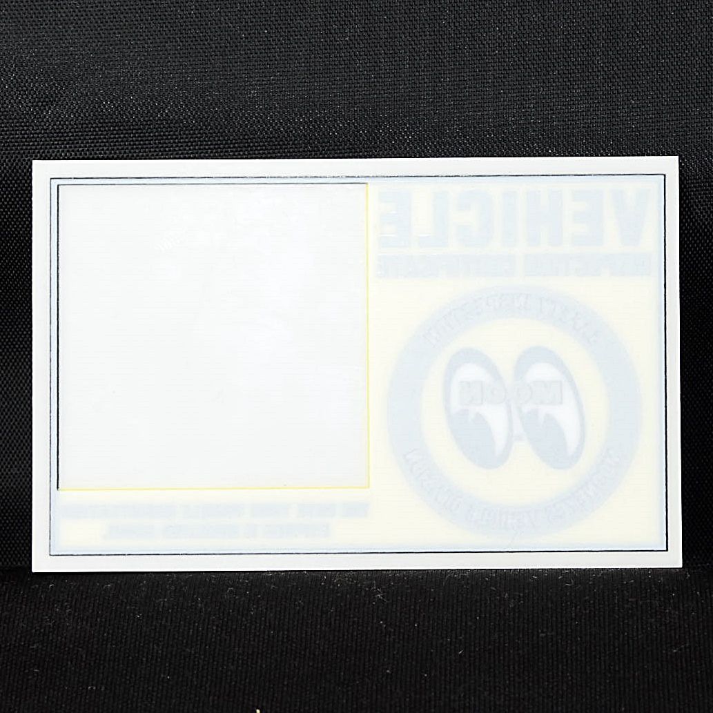 【匿名配送】 MOONEYES JCI ステッカー DM221 検査標章 シール 普通車 軽自動車 イエロー インスペクション 貼って剥がせる ...