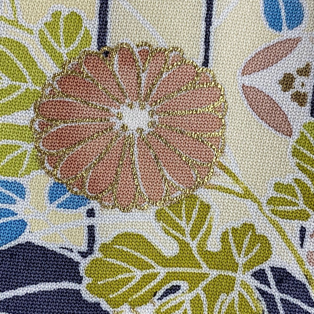 平和屋着物○能州紬 絲藝苑 上島洋山 訪問着 竹節 ますいわ屋扱い 正絹