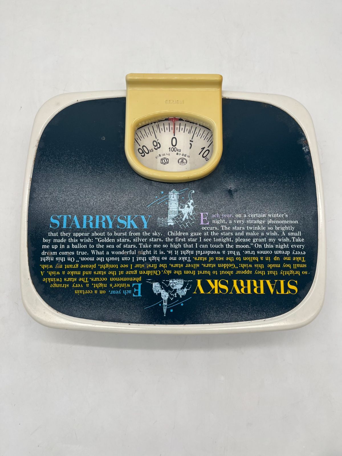 SEKISUI セキスイ 体重計 STARRYSKY 727630 健康管理 健康 管理 体重 インテリア 美容 計測 計量 ダイエット 昭和 ...