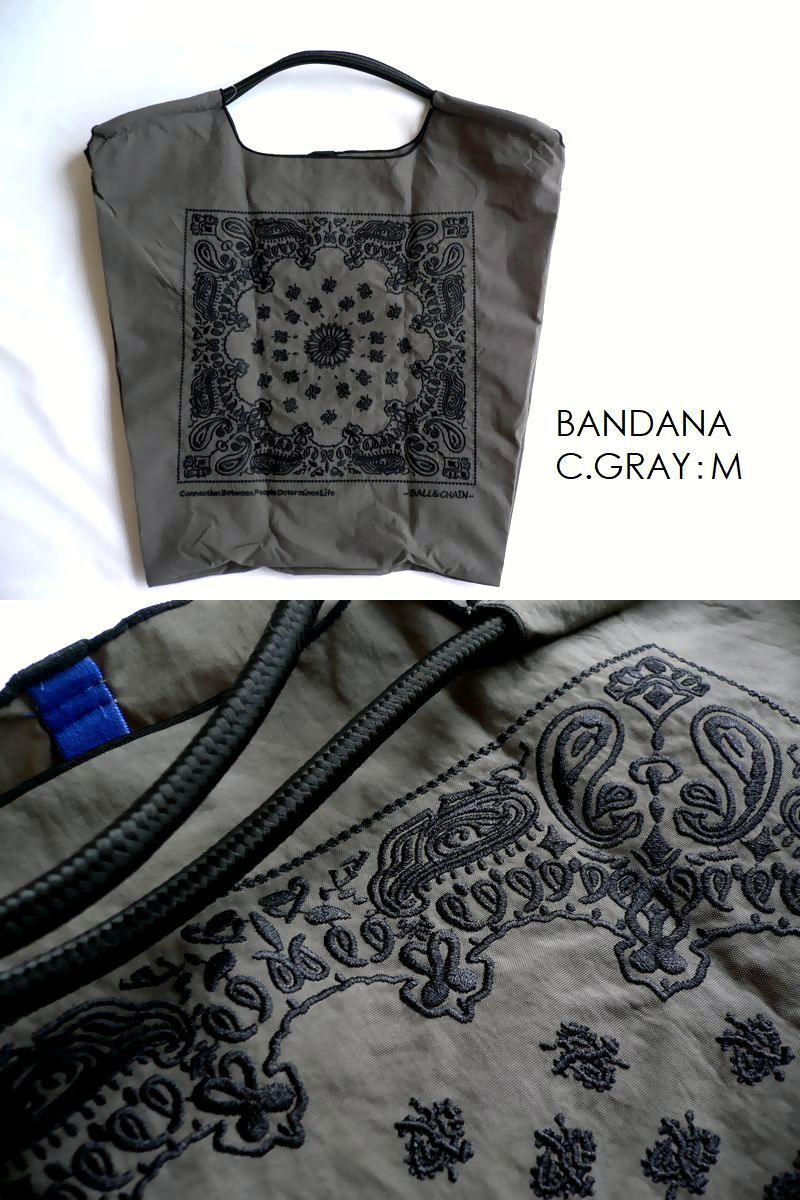 正規品 BALL＆CHAIN ボールアンドチェーン バッグ エコバッグ 2way トート ショルダー Mサイズ DAMASK ダマスク ...
