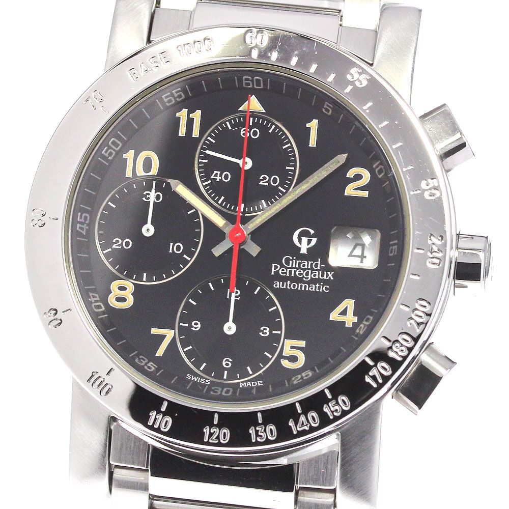 ジラール・ペルゴ GIRARD-PERREGAUX 7000 GP7000 クロノグラフ 自動巻き メンズ保証書付き_743118 ...