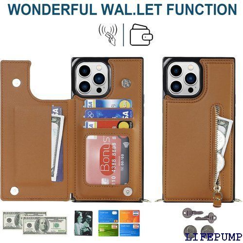 Cavor iPhone12 Pro Max スマホケース 肩掛け首かけ斜めがけスマホショルダーiPhone12 Pro Maxケース手帳型iPhone12Pro Maxスマホカバー RFID ...