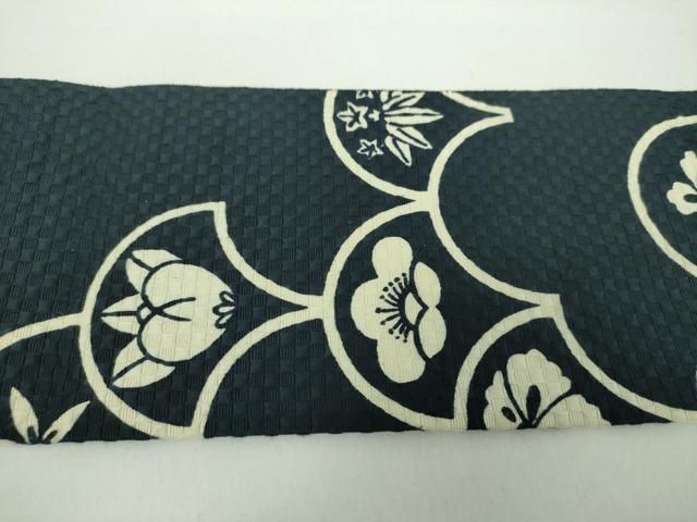 平和屋着物○八寸名古屋帯 花青海波 正絹 逸品 DAAX4795ps - メルカリ