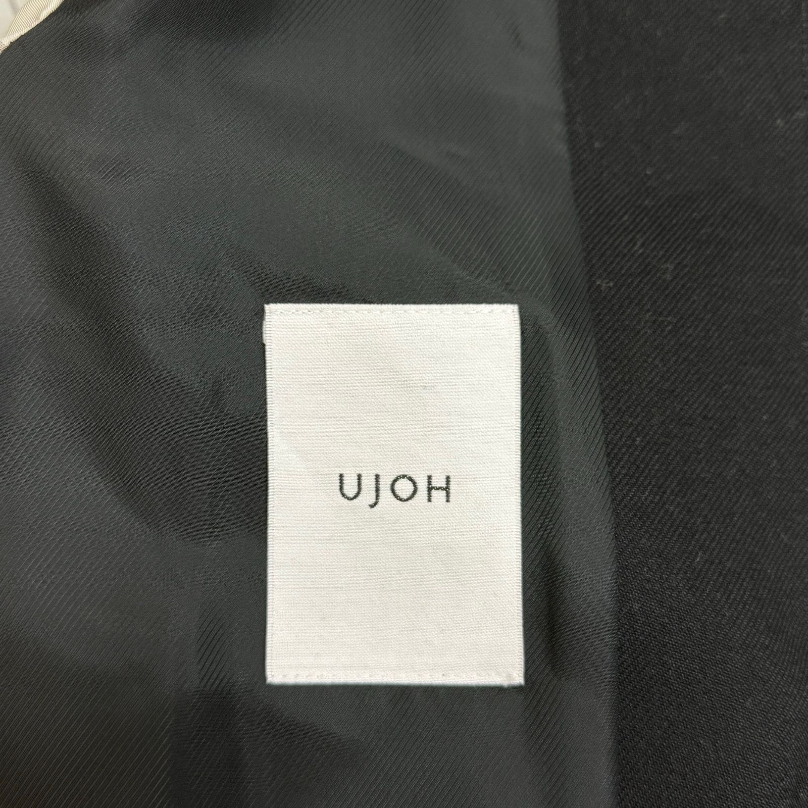 定価82500円 UJOH W ZIP BLOUSON - BLACK ウジョー ダブルジップ 定価82500円 UJOH W ZIP BLOUSON - BLACK ウジョー ダブルジップ