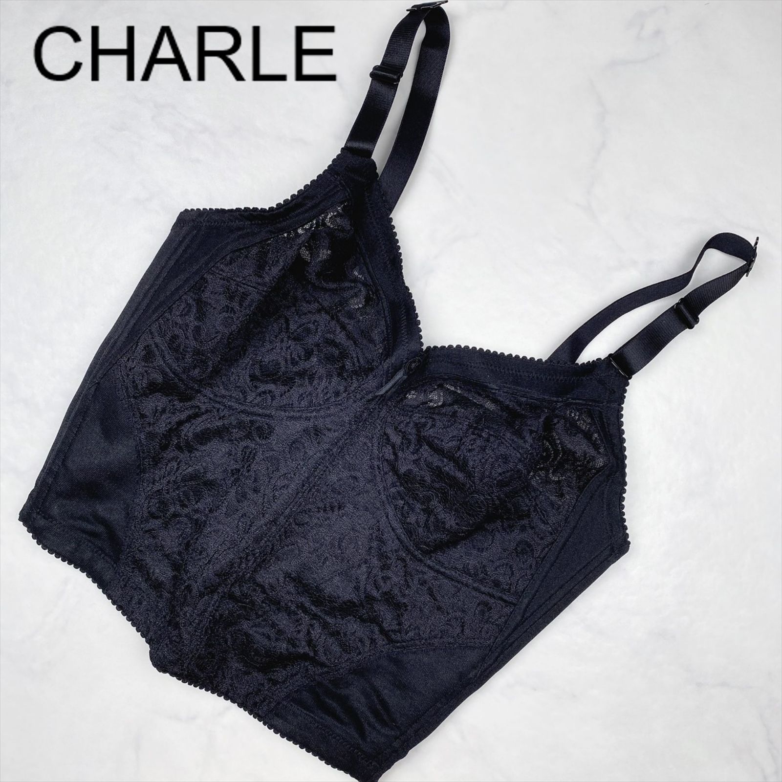 【新品未使用】CHARLE シャルレ ブラジャー ロングライン C75 ブラック ランジェリー 下着 プレゼント ギフト レース - 下着 子供服SHOP LUCKONE - メルカリ