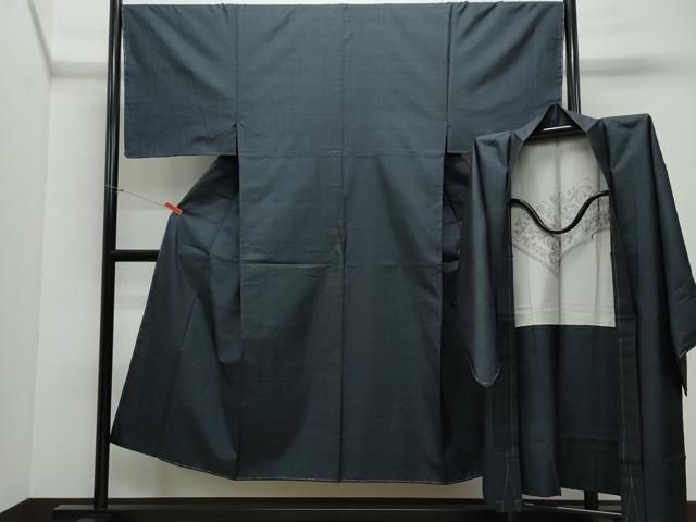 平和屋着物○男性 本場大島紬 アンサンブル 泥染め カタス7マルキ 株式