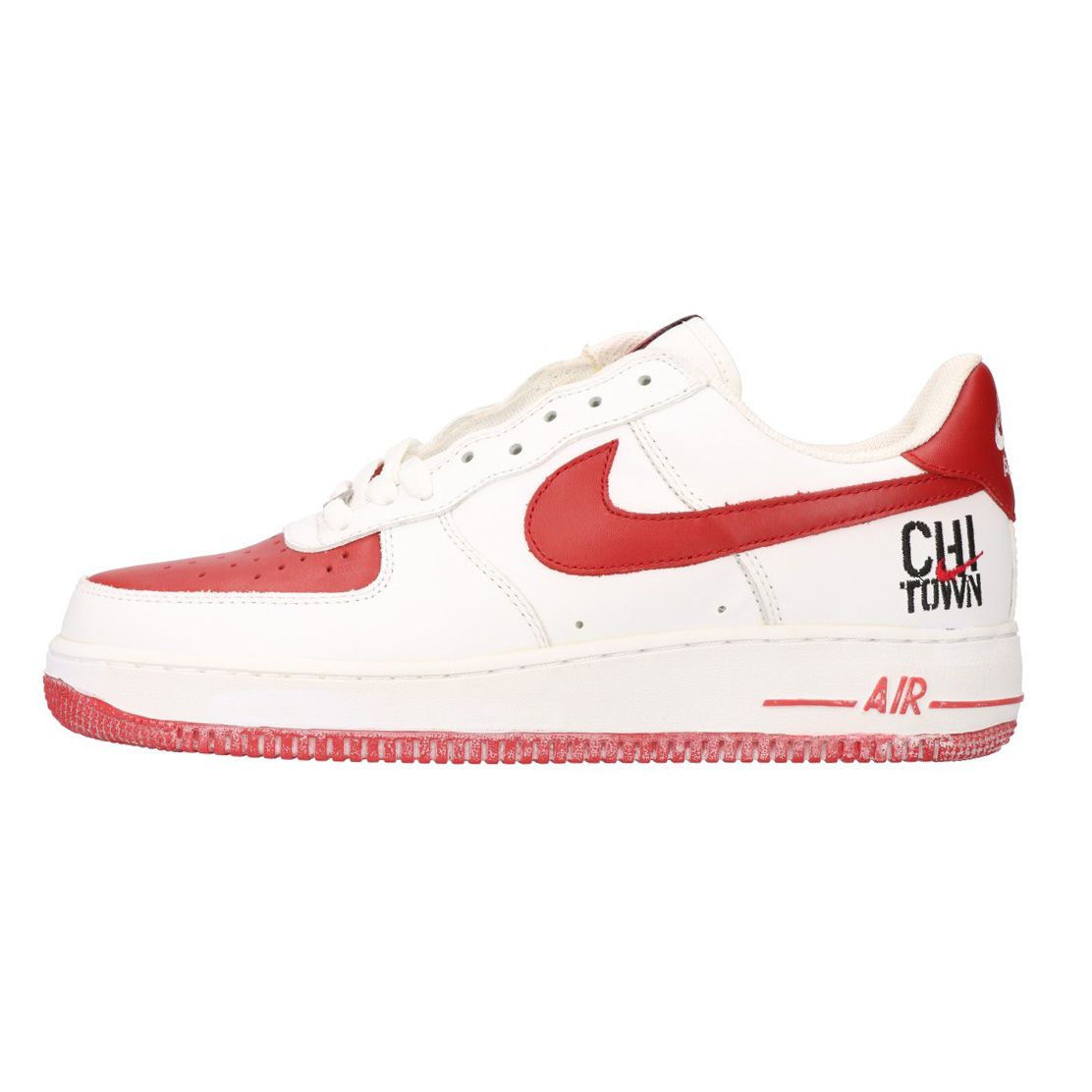 NIKE (ナイキ) AIR FORCE 1 LOW CHI TOWN 306353-162 white/varsity red chi ...
