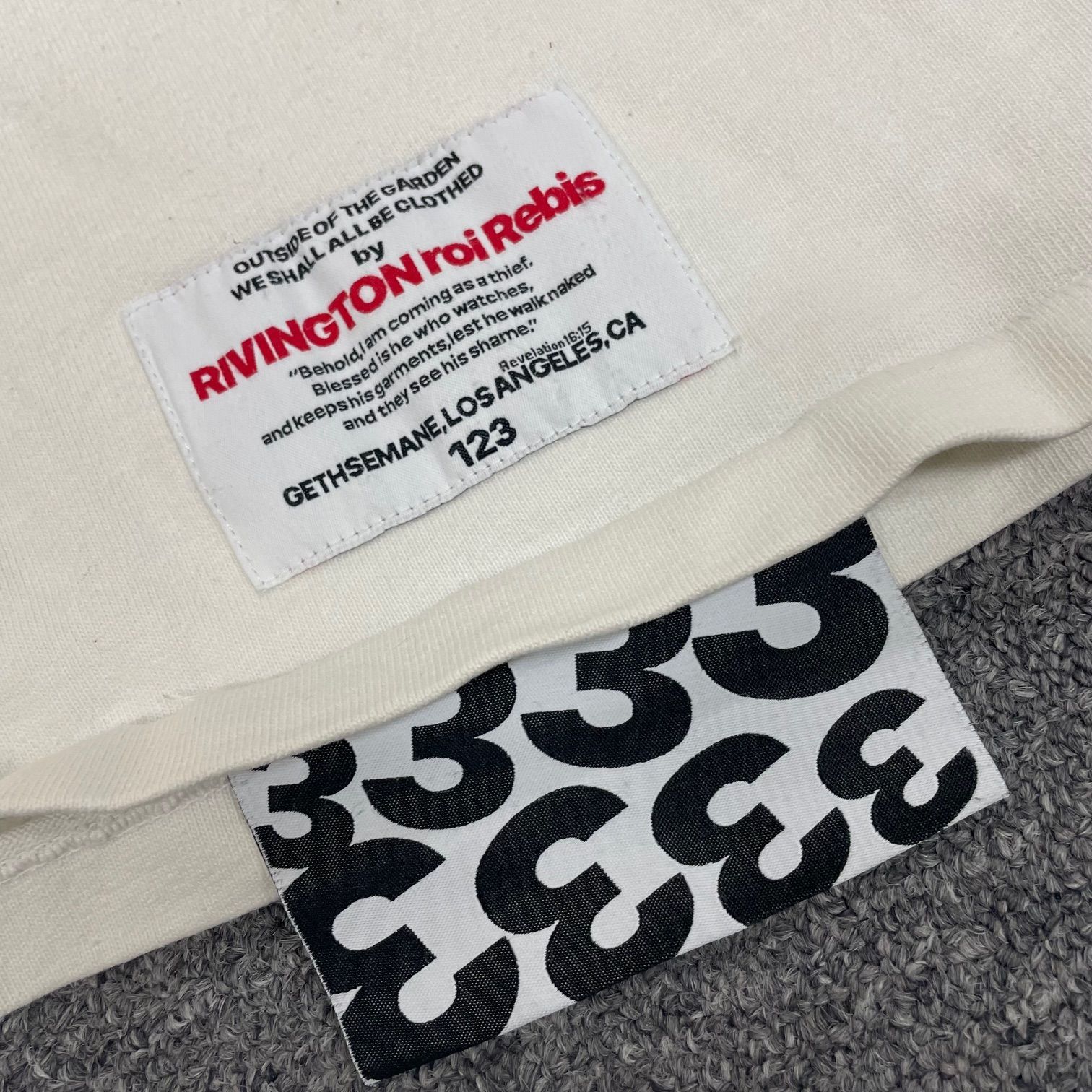 RRR 123(RIVINGTON roi Rebis) × FEAR OF GOD Print Long Sleeve RRR 123(RIVINGTON roi Rebis) × FEAR OF GOD Print Long Sleeve