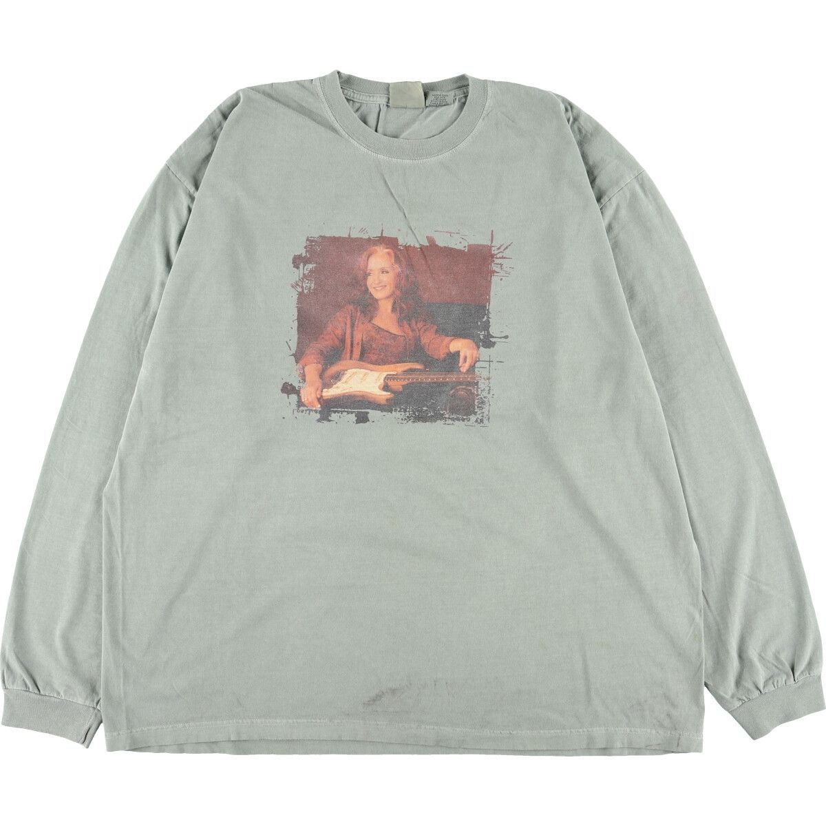 古着 00年代 RAGING RIVER BONNIE RAITT ボニーレイット 両面プリント ロンT バンドTシャツ バンT メンズXXL ...