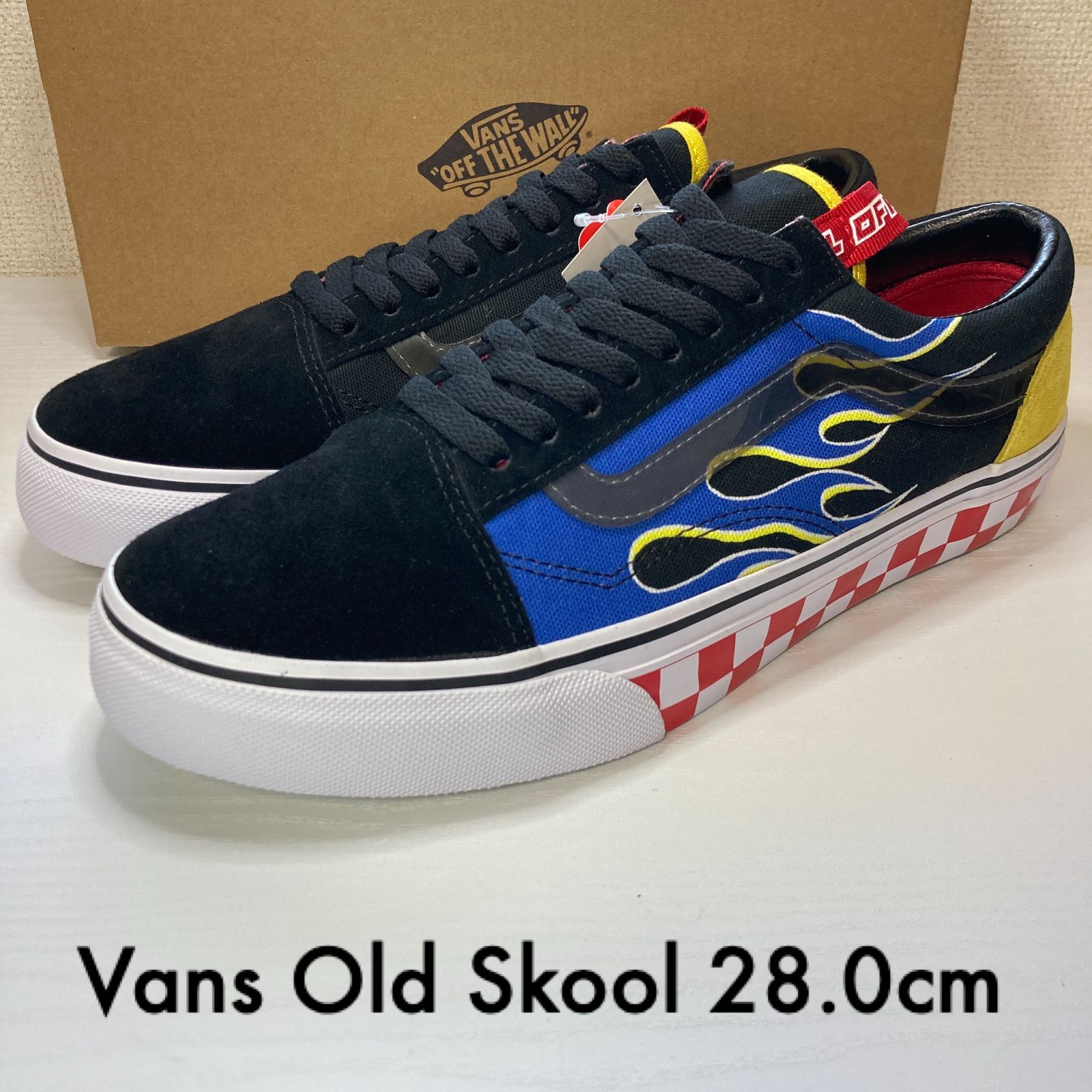 Vans Old Skool Fire Pattern 希少サイズ US10 - メルカリ