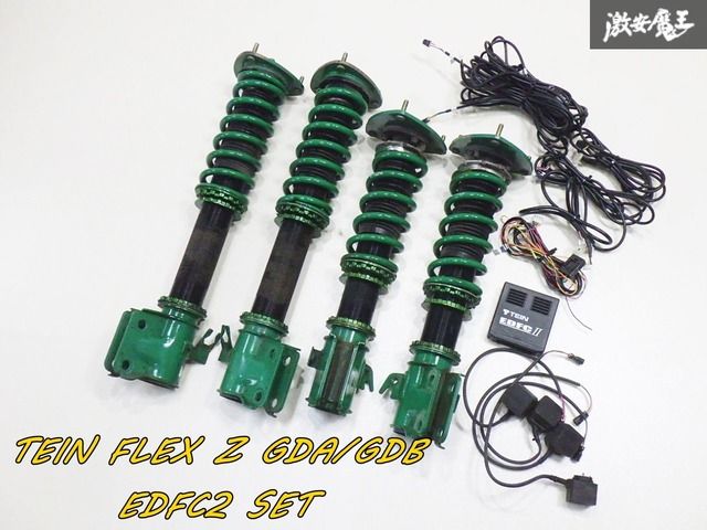 【EDFC2付】 TEIN テイン FLEX Z フレックスZ GDA GDB インプレッサ WRX STI PCD100 フルタップ 車高調 ...