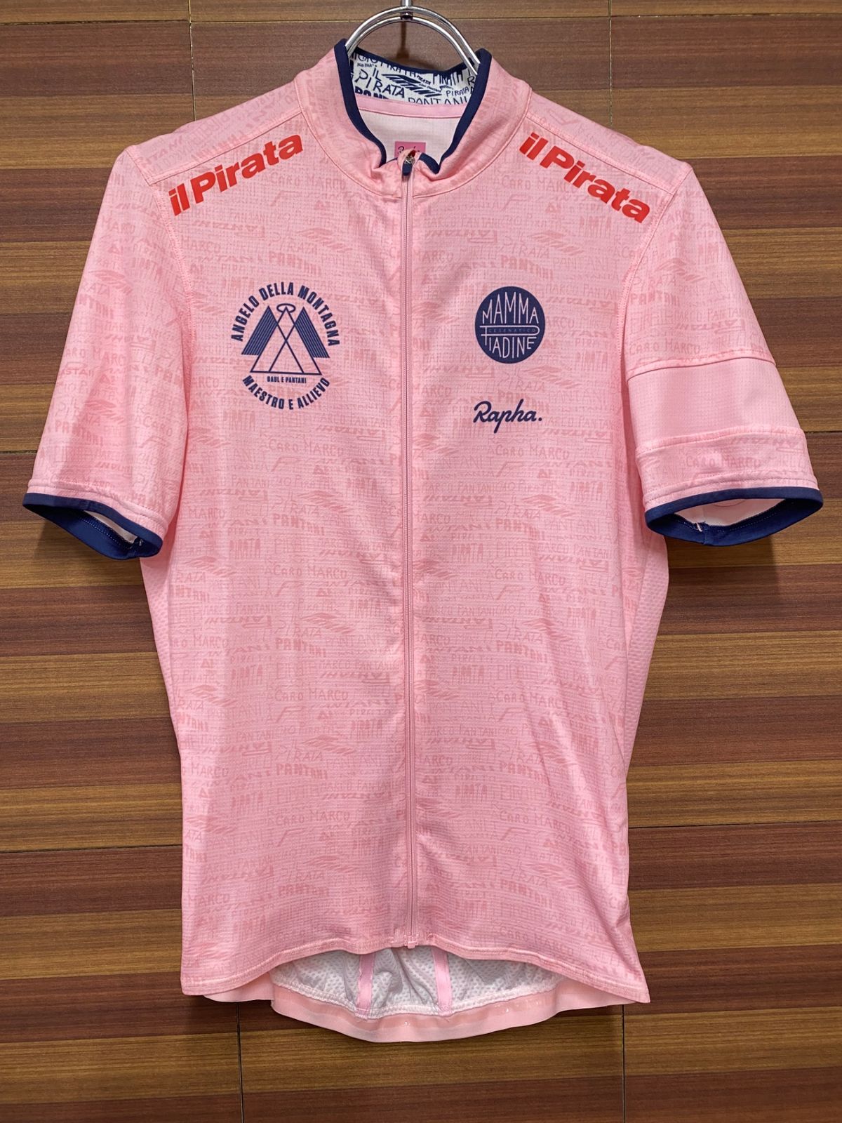 IJ230 ラファ Rapha PANTANI SUPER LIGHTWEIGHT JERSEY 半袖 サイクルジャージ ピンク S 限定品、バンダナ付き - メルカリ