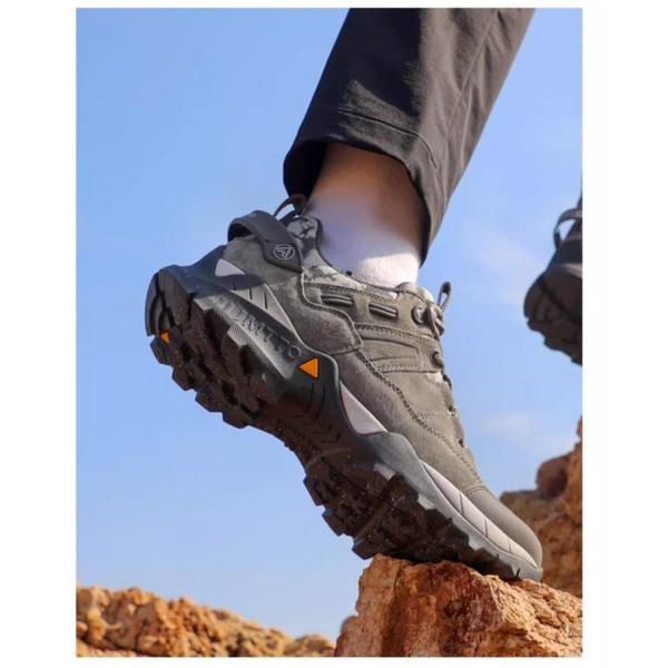 トレッキングシューズ 防水 ローカット メンズ トレックハイカー 登山