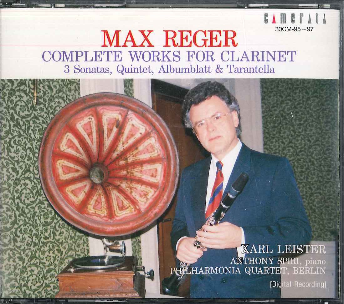2discs CD Karl Leister Max Reger 30CM9597 CAMERATA /00220 - メルカリ