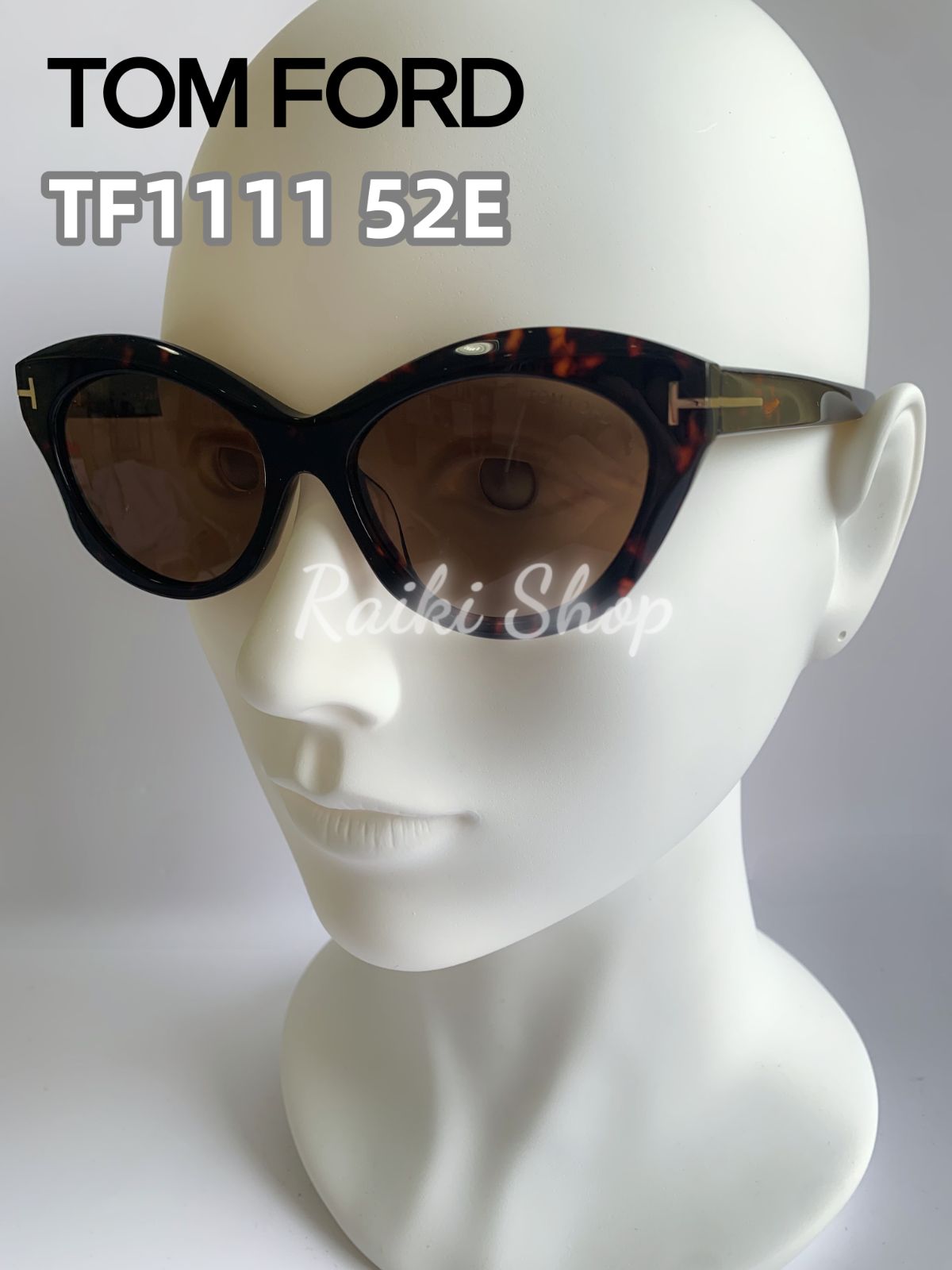TOM FORD EYEWEAR トムフォード キャットアイサングラス FT1111 TONI 52E ( TF1111 52E )ブラウン ...