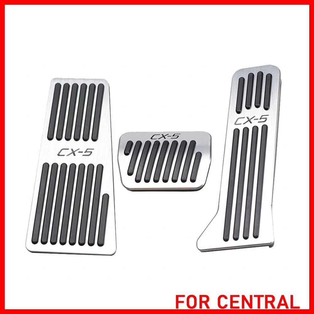 【特価】Boyousマツダ CX-5 KE系 KF系 2012-2020 アルミ ペダル 工具不要 CX-5ロゴ 専用設計 ブレーキ フットレスト アクセルペダル カバー 防キズ 防汚れ ...