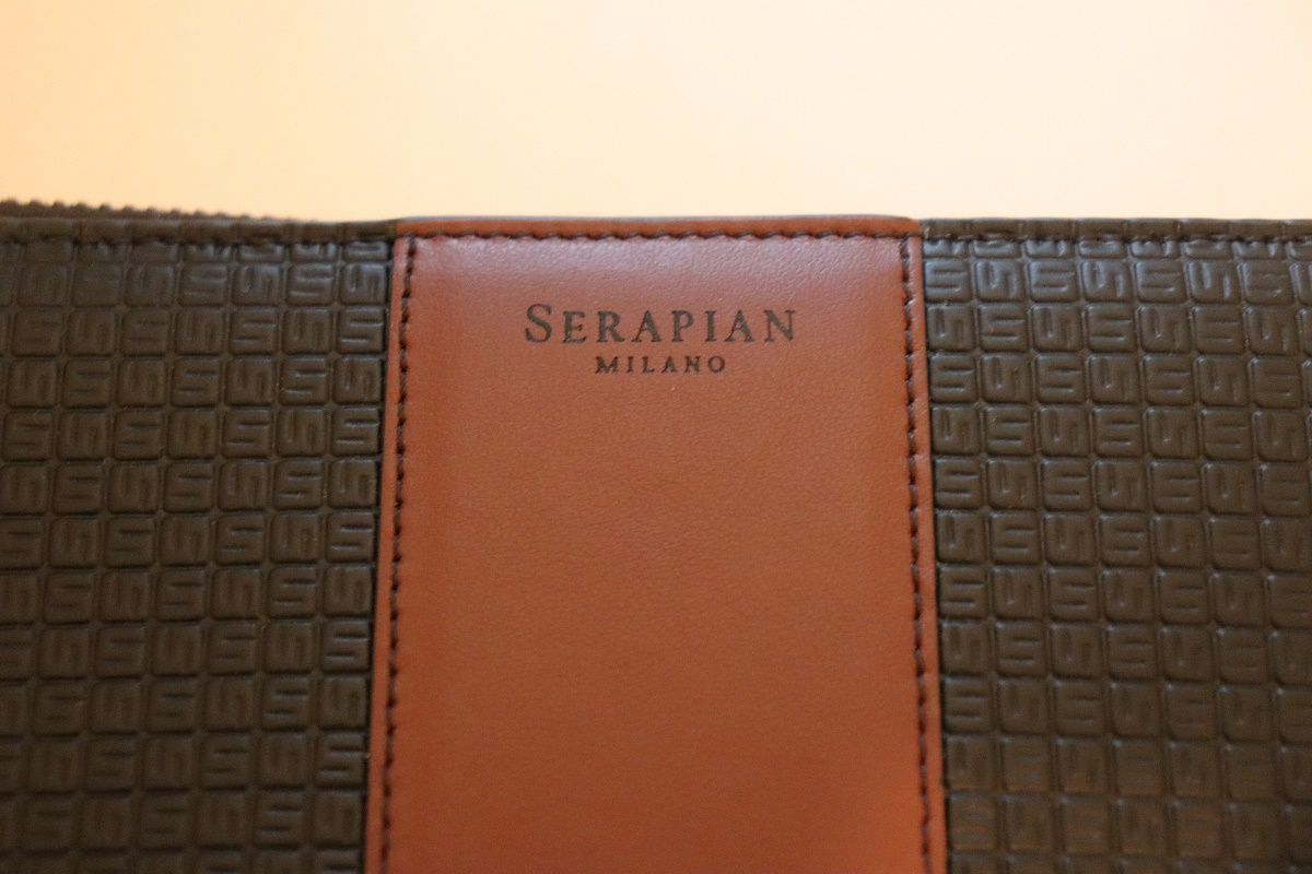 SERAPIANセラピアン新品ラウンドジップモノグラム長財布108900円 SERAPIANセラピアン新品ラウンドジップモノグラム長財布108900円