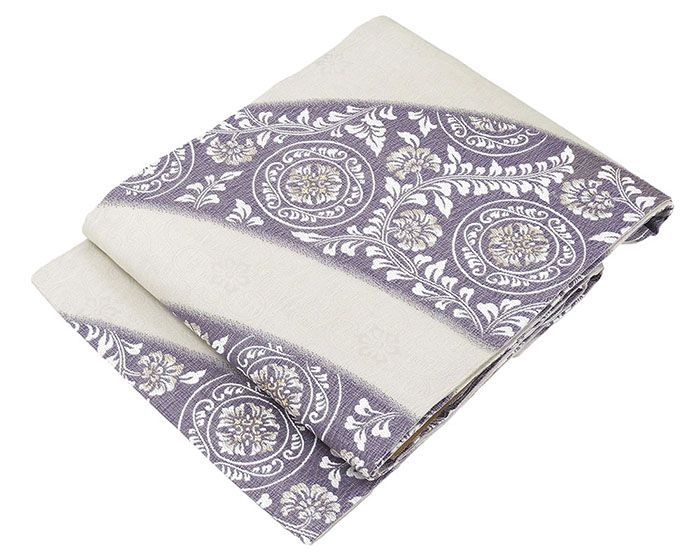 名古屋帯 新品仕立済 正絹 手毬紅葉蝶々模様 名古屋帯 新品 仕立て