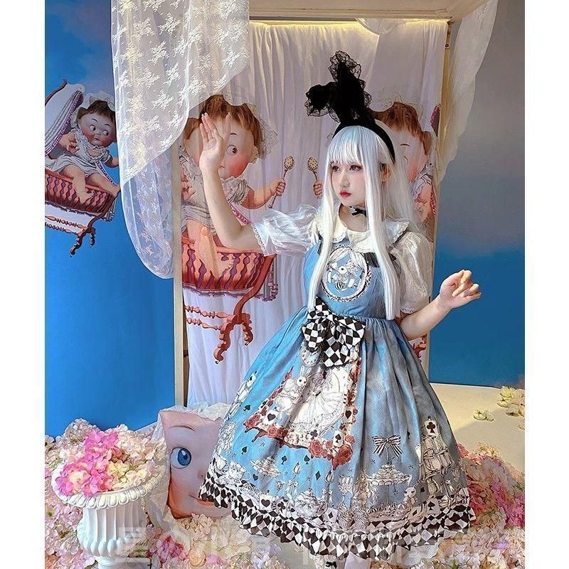 LT-438【新品】 lolita オリジナル jsk ロリータ ワンピース コスプレ衣装 キャラクター衣装 衣装 仮装 レディース 可愛 ...