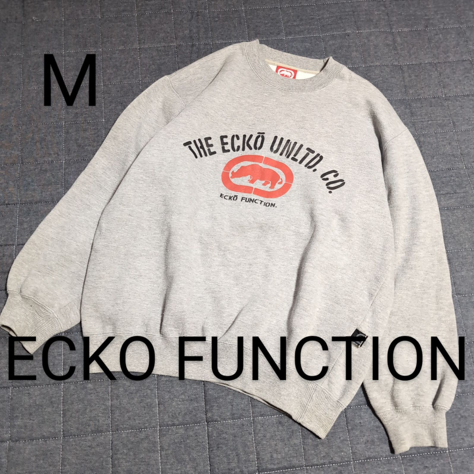 『ECKO FUNCTION』 エコーアンリミテッド レディース メンズ スウェット トレーナー グレー サイズM - メルカリ