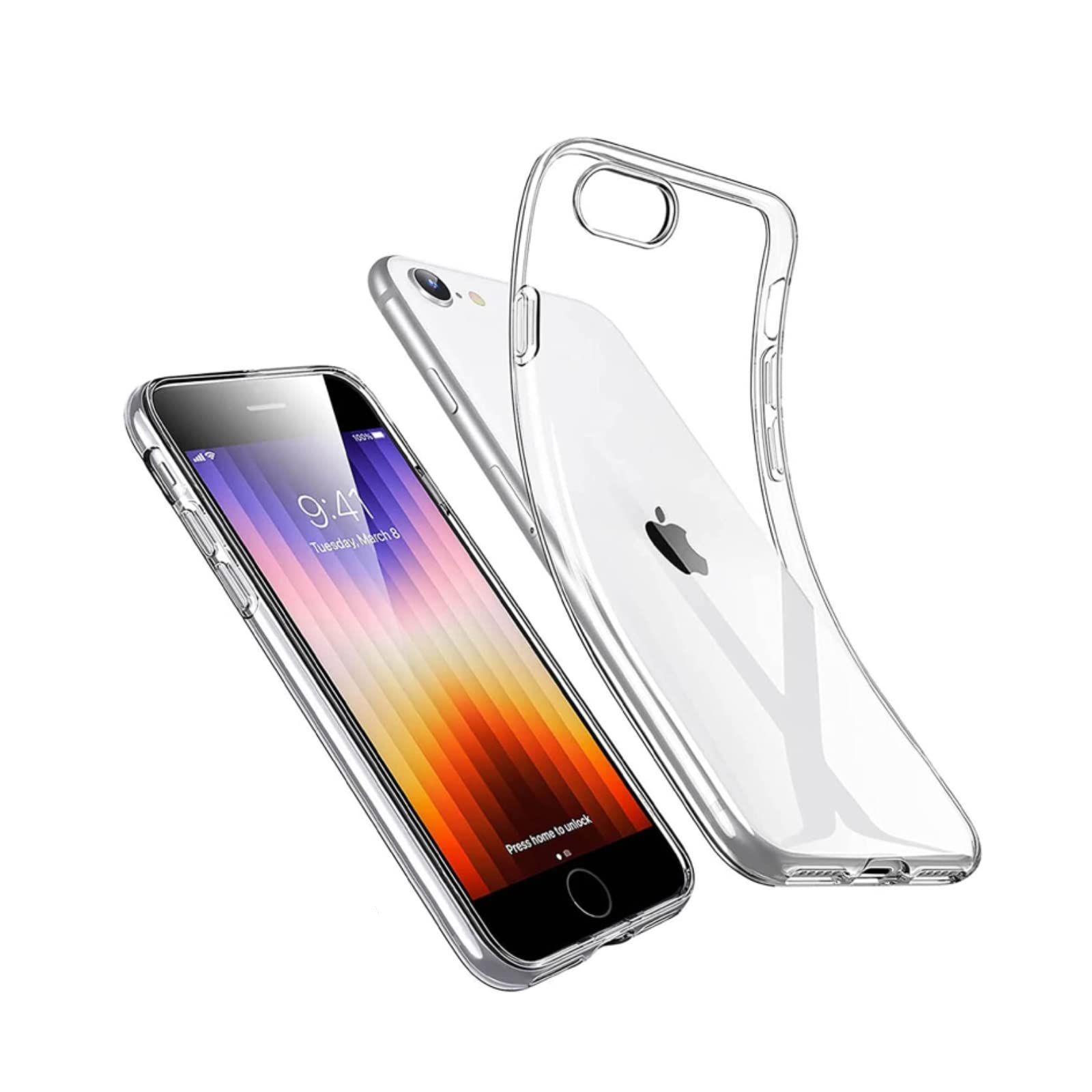 【在庫処分】iPhone SE3 第3世代 ケース クリア iPhone SE 2 iPhone8 iPhone7 用 ケース 透明 耐衝撃 指紋防止 スリム 軽量 薄型 TPUカバー ...