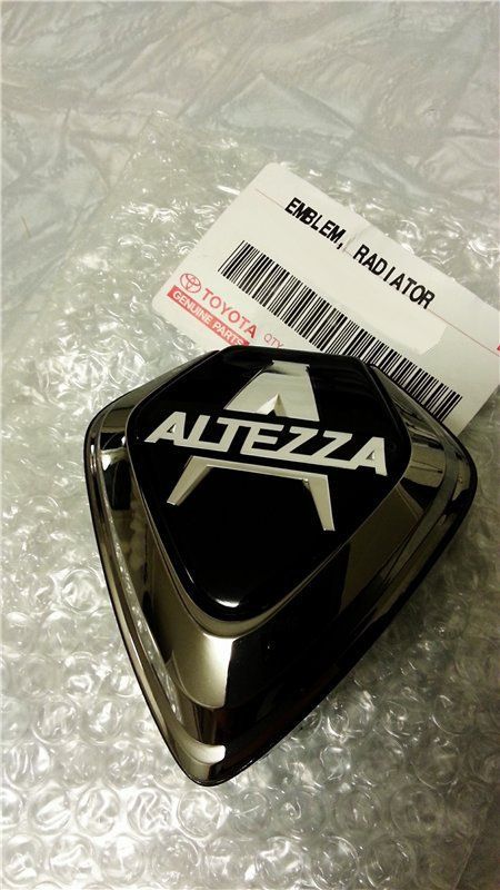 新品未使用 トヨタ純正 アルテッツァ フロント 黒 エンブレム TOYOTA Genuine Altezza SXE10 GXE10 ...