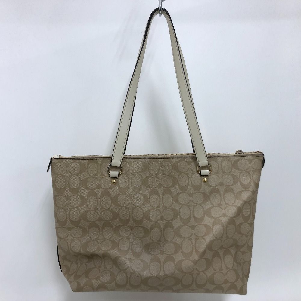 02w14308 コーチ COACH シグネチャーギャラリートート ベージュ 02w14308 コーチ COACH シグネチャーギャラリートート ベージュ