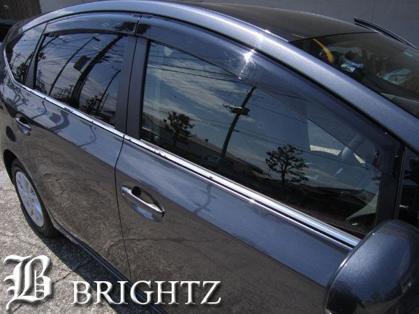 プリウス αアルファ VW40 ZVW41 ステンレスメッキウィンドウモール - メルカリShops