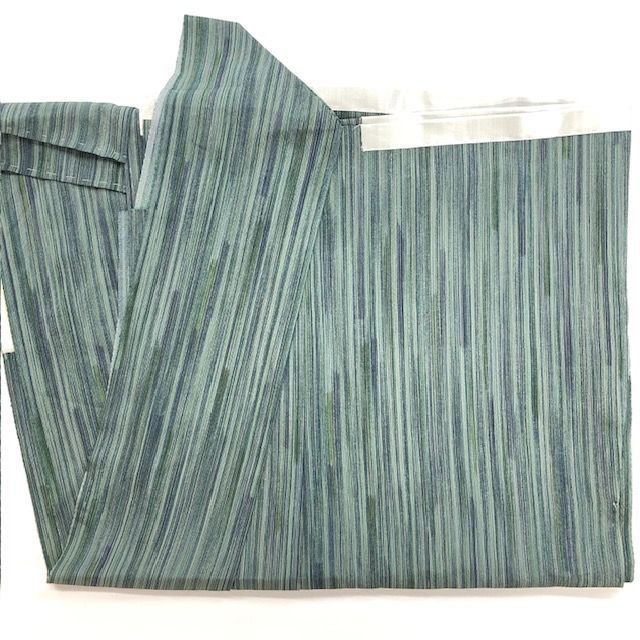 平和屋着物○小紋 矢羽間道 縞 洗える着物 AAAY0231zg 平和屋着物