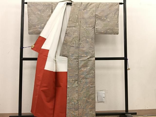 平和屋着物□本場大島紬 遠山吉祥文 正絹 逸品 BAAU7468mz - メルカリ