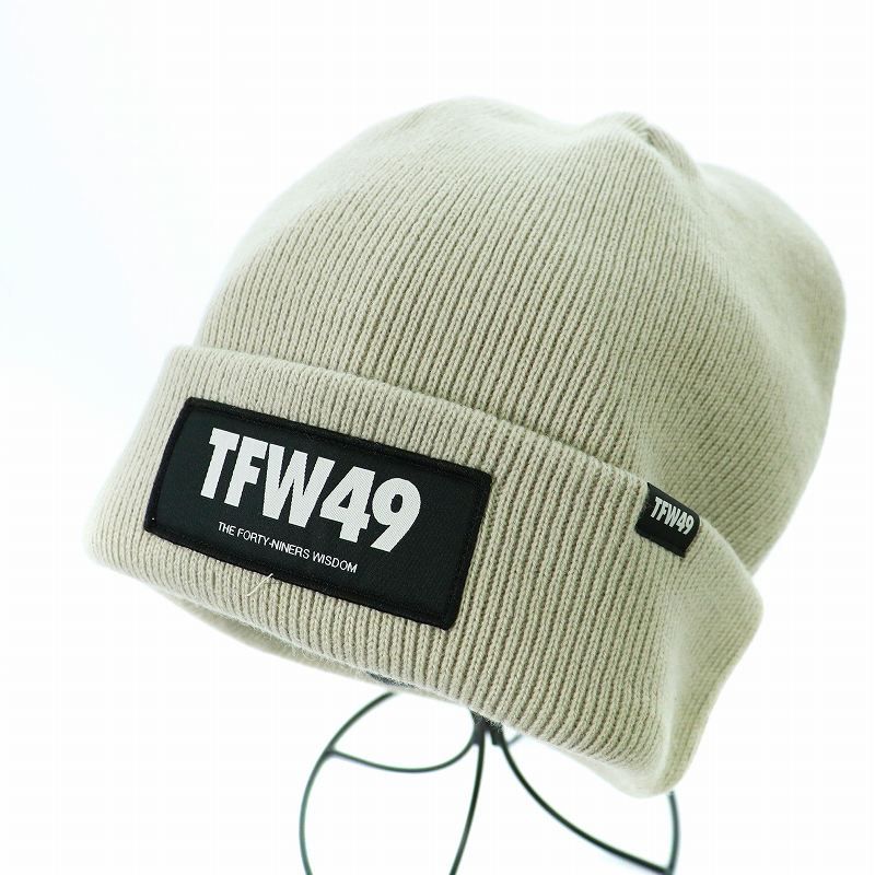 ティーエフダブリューフォーティーナイン TW49 EVERLAST KNIT CAP ニットキャップ ニット帽 ウール混 F グレー ...