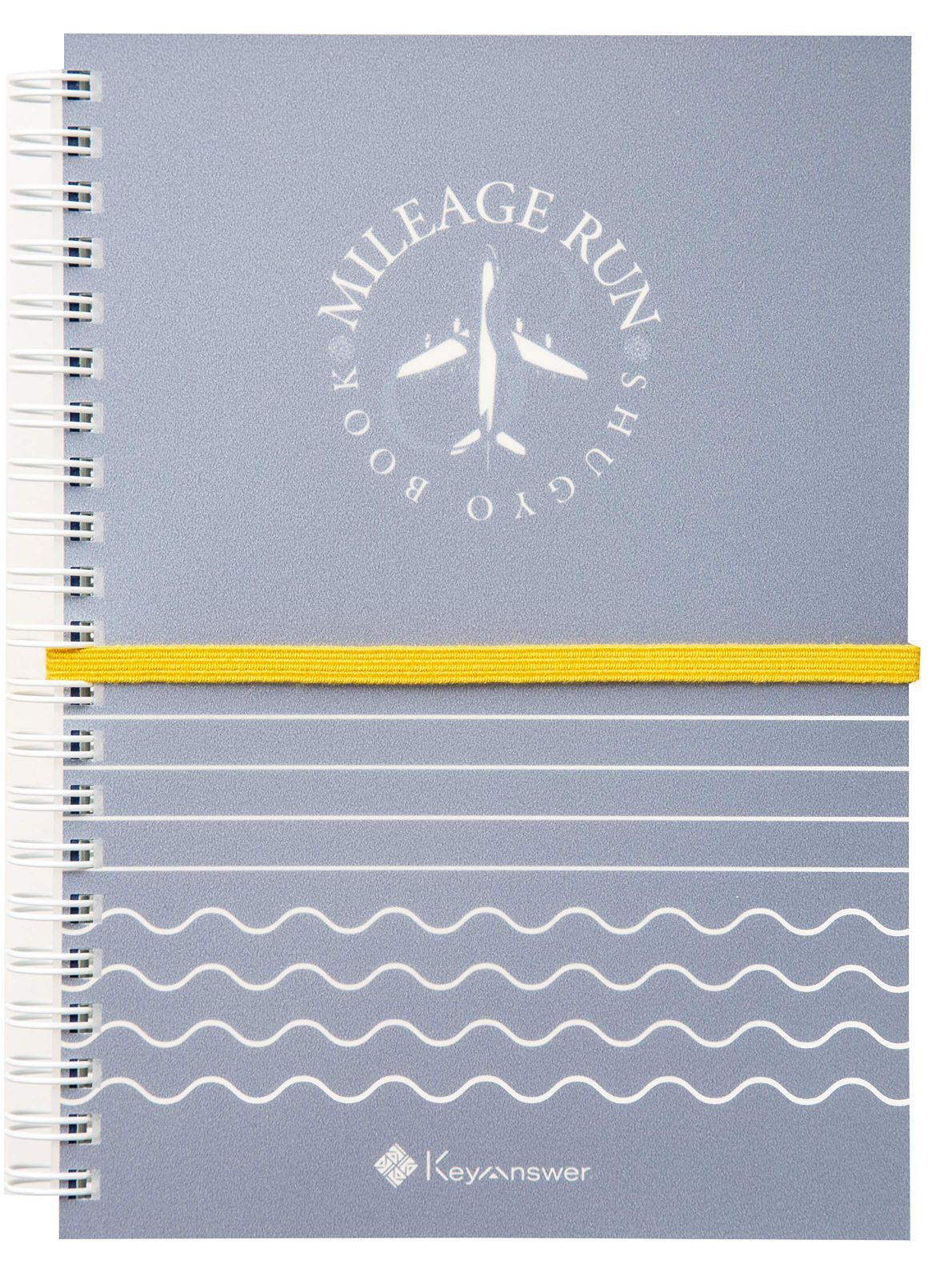 【特価セール】A5版 マイル修行宣言手帳 ダブルリングノート/JGC BOOK SHUGYO SFC RUN MILEAGE 60レグ対応 】 キイアンサー フライトログブック ...