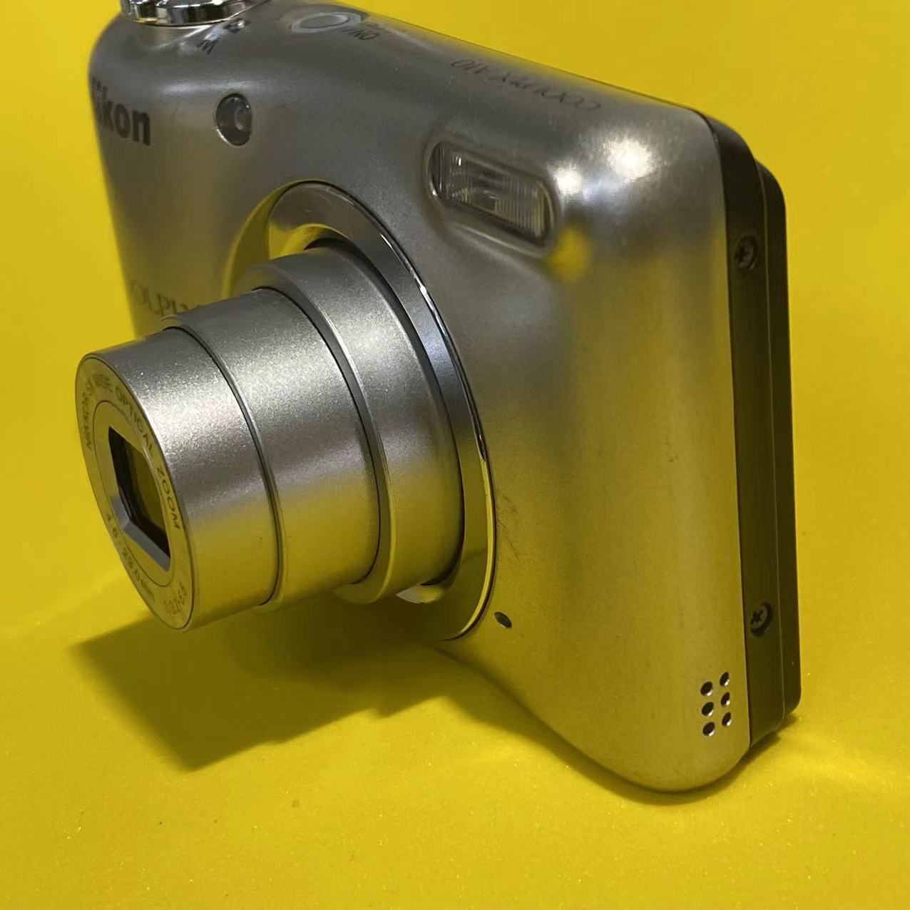 Nikon CoolpixA10 シルバー 単三電池使用 - メルカリ Nikon CoolpixA10 シルバー 単三電池使用 - メルカリ