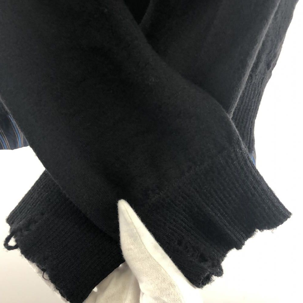 中古】Maison Margiela 21AW デストロイ加工ニットTOP S50HA1007 中古】Maison Margiela 21AW デストロイ加工ニットTOP S50HA1007