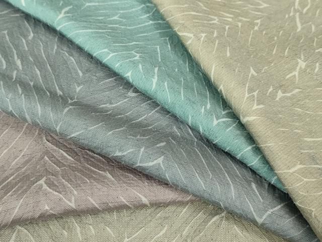 平和屋本店■極上　訪問着　紬地　杢目絞り　暈し染め　逸品　未使用　DZAA6362kh5 平和屋本店□極上 訪問着 紬地 杢目絞り 暈し染め 逸品 未使用