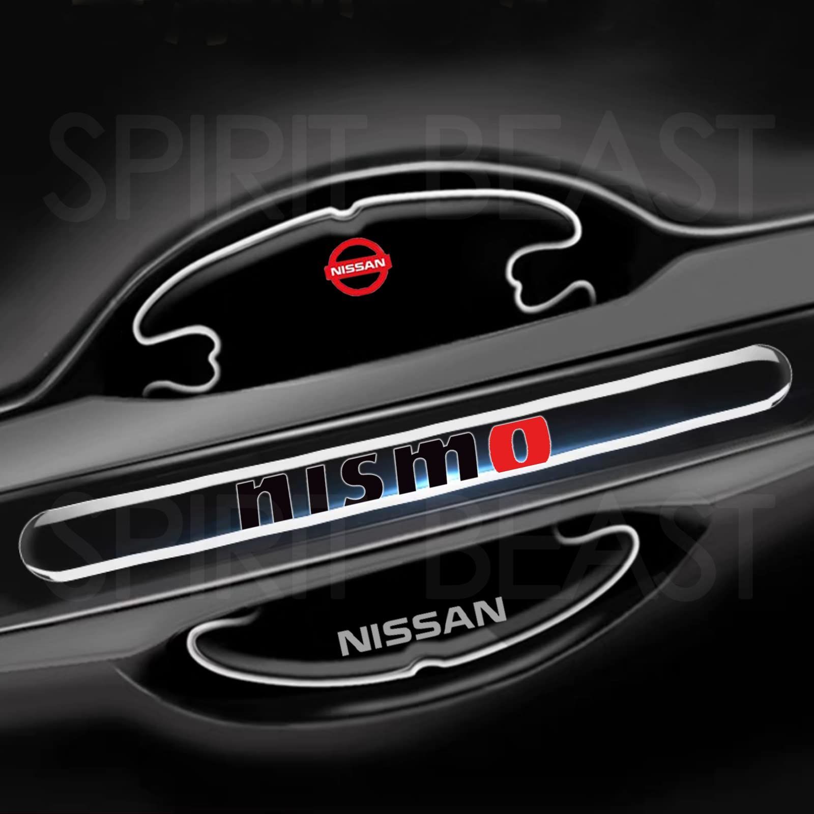 【人気商品】SPIRIT BEAST nismo 日産 ドアハンドルプロテクター エクストレイル セレナ エルグランド ブルーバード ティアナ キックス ディズ ノート オーラ アリア ...
