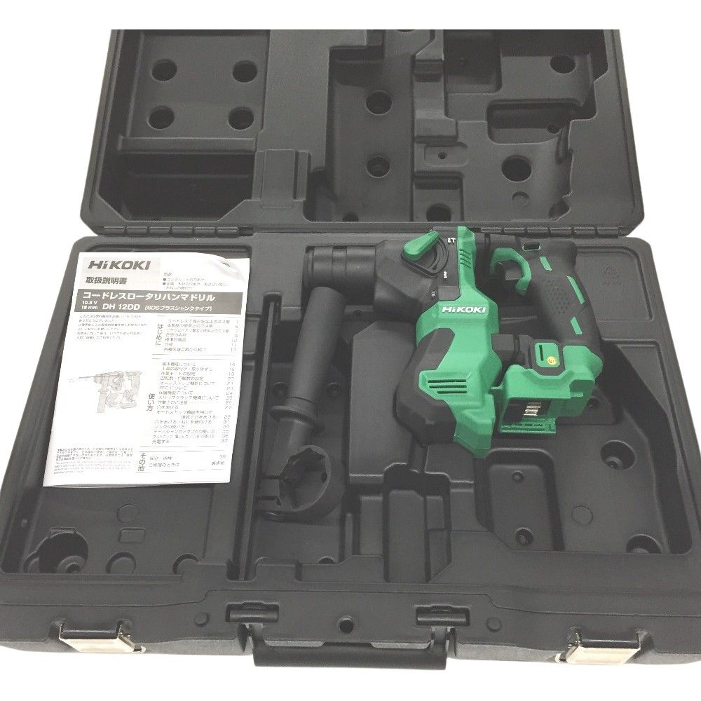 HiKOKI ハイコーキ 18mm 10.8v 充電式ハンマドリル 本体のみ DH12DD（NNK） グリーン - メルカリ