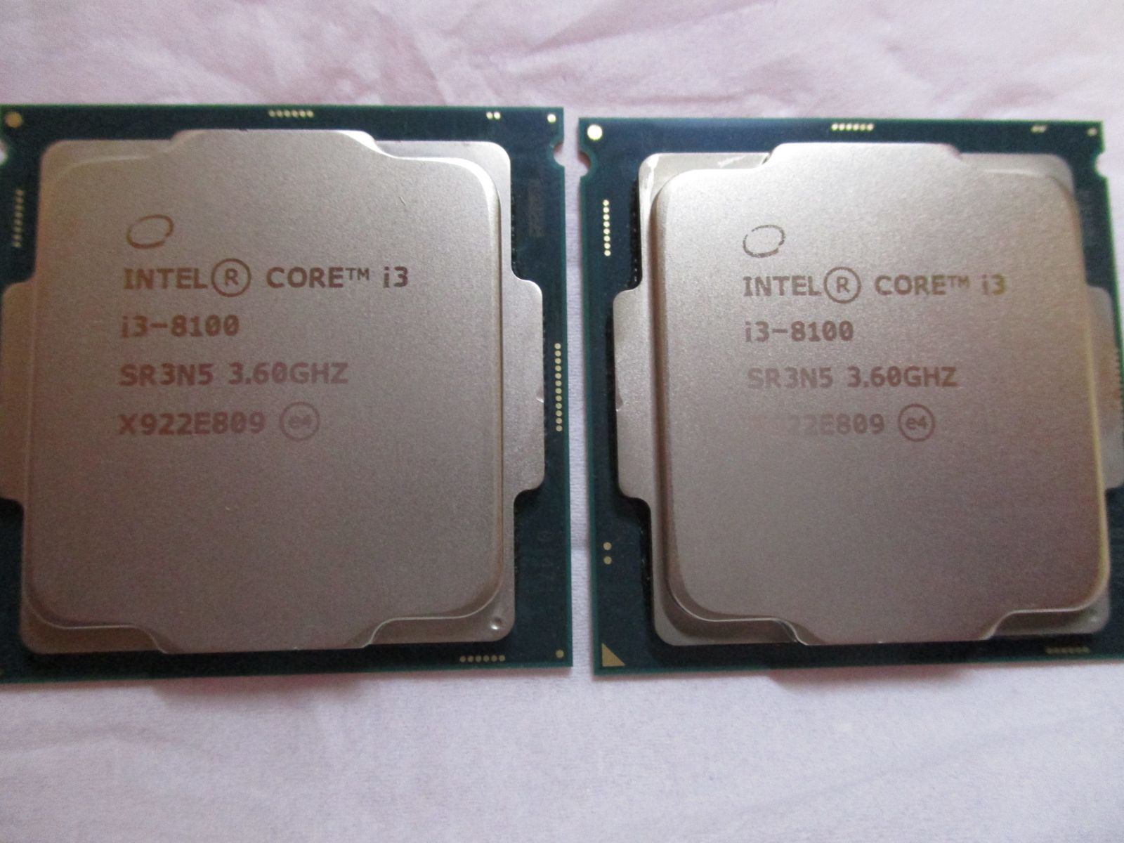 intel CPU Core i3-8100 3.60GHZ 2個セット - メルカリ