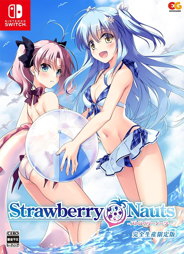 Strawberry Nauts 完全生産限定版 - Switch (【特典】もとみやみつき描き下ろしB2サイズタペストリー、みかもとすずめの水着アクリルフィギュア、オリジナルサウンドトラック ...