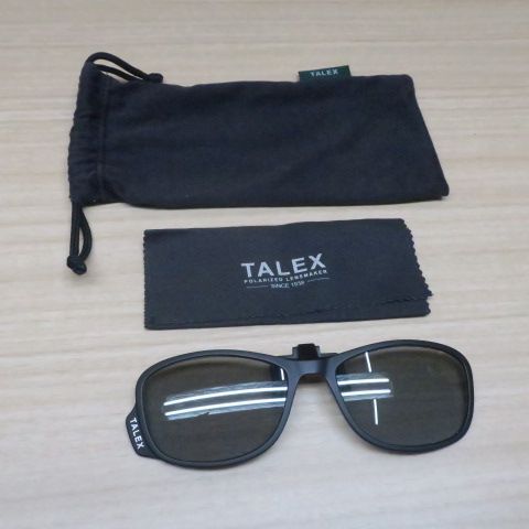 TALEX タレックス クリップオン サングラス ブラック - メルカリ