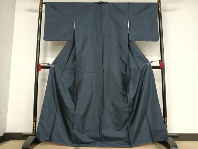 平和屋着物○本場村山大島紬 亀甲絣 正絹 逸品 未使用 AABA5061np