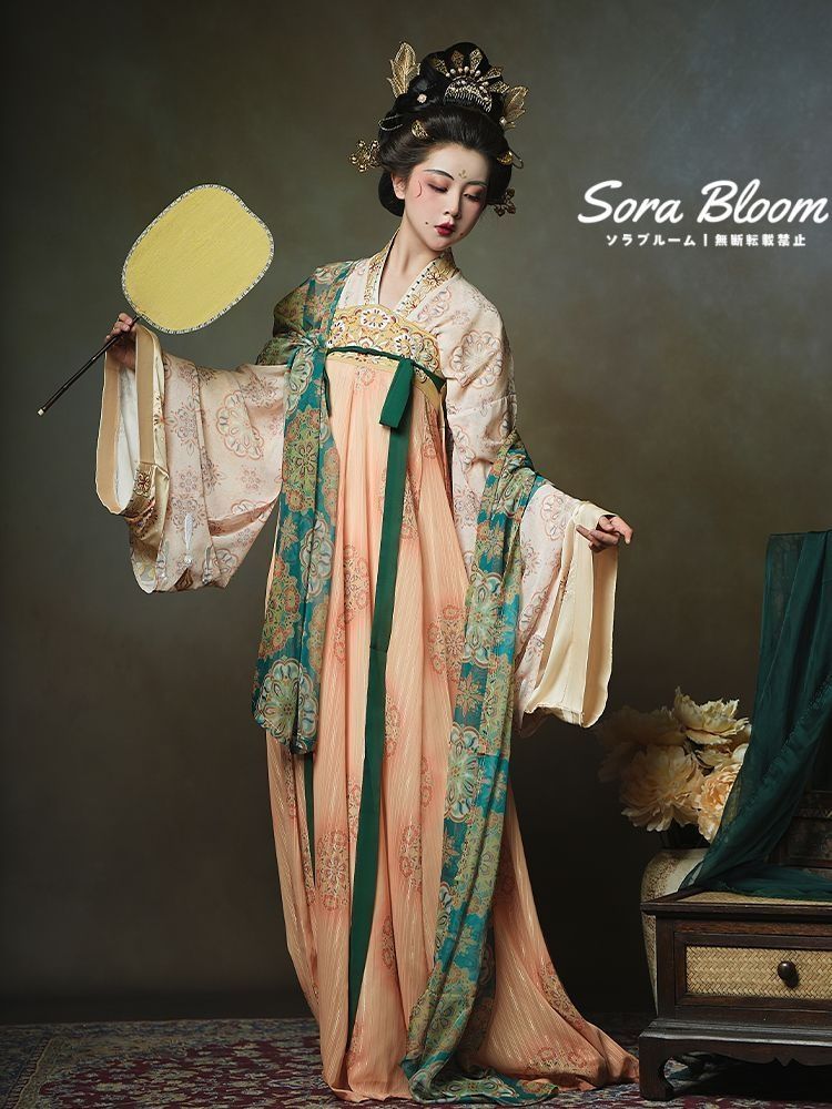 新作未使用 漢服 豪華刺繍 【タイトウショウフヨウ】 唐風復元デザイン